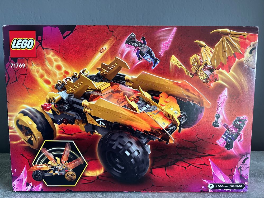 71769 LEGO Ninjago Crystalized Cole's Dragon Cruiser (Neu und ...