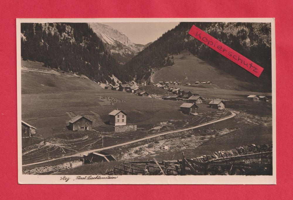 Steg (FL) "Stäg" Gemeinde Triesenberg Foto-Ansichtskarte | Kaufen auf ...