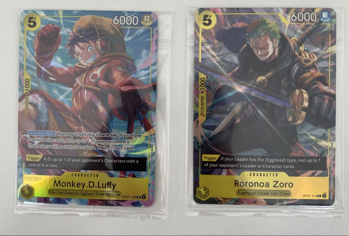 One Piece Karten Luffy und Zoro Sealed Promos ab 1.-!!! (Neu und ...
