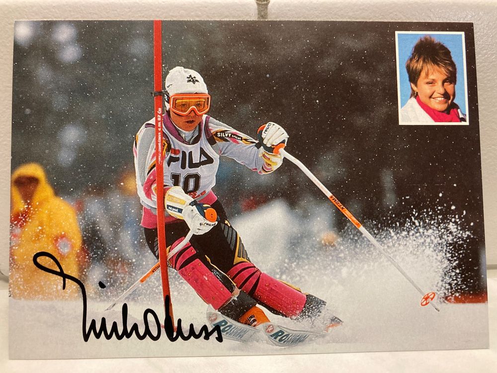 Autogrammkarte Erika Hess mit Unterschrift (Gebraucht) in Messen für CHF 3 – mit Lieferung auf ...