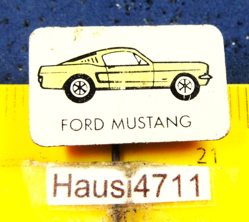 FORD MUSTANG FASTBACK OLDI ANSTECKNADEL VINTAGE KEIN-PIN (Gebraucht) in ...
