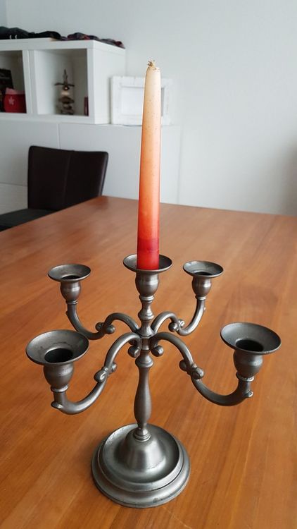 Zinn-Kerzenständer | Kaufen auf Ricardo