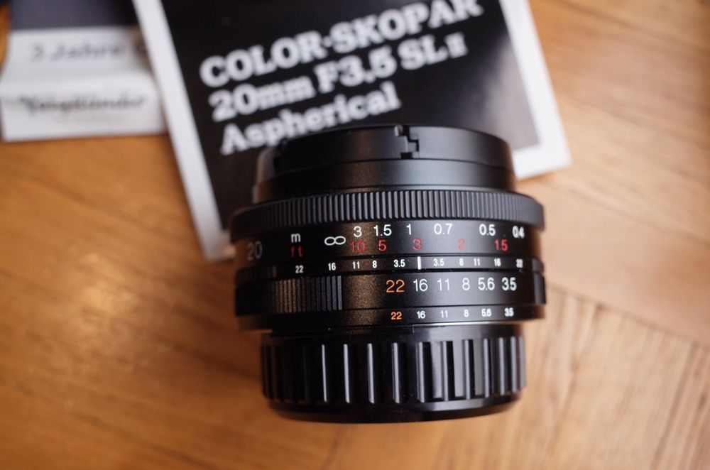 Voigtländer Color Skopar SL II 20mm f3.5 LH-20 Nikon AiP OVP (Gebraucht ...