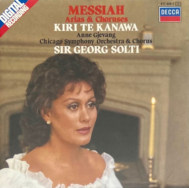 Kiri Te Kanawa CD Messiah Arias & Choruses • Händel • Solti (Gebraucht ...