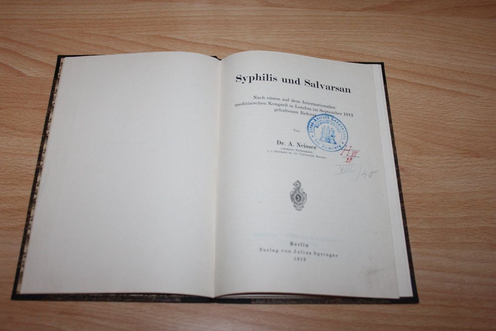 Syphilis und Salvarsan - Nach einem auf dem Internationalen (Gebraucht ...