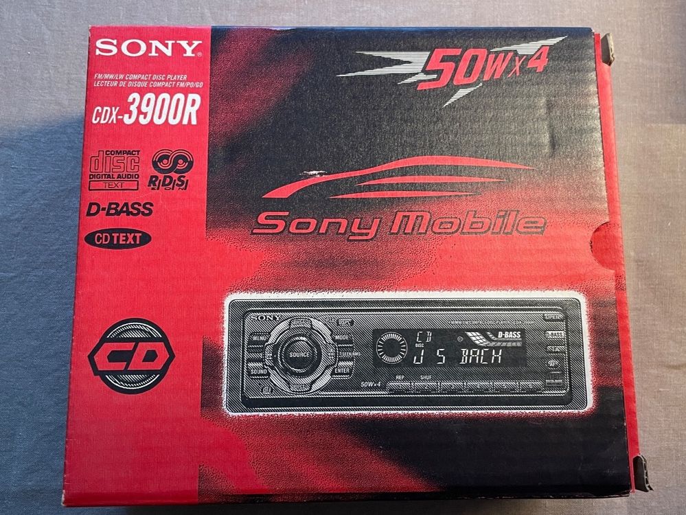 Sony Compact Disc Player CDX-3900R (Gebraucht) in Basel für CHF 25 – mit Lieferung auf Ricardo ...