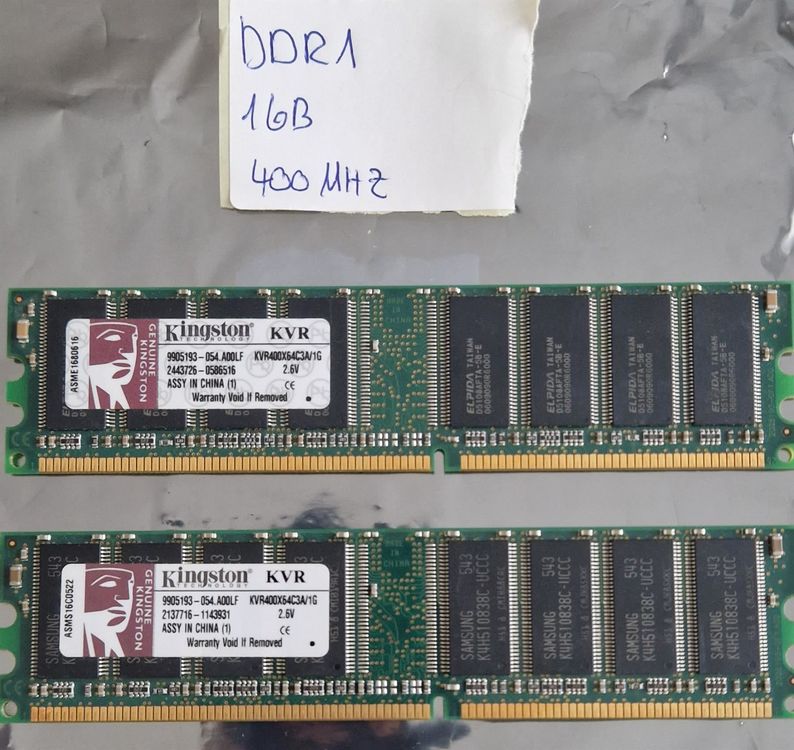 RAM DDR1-1GB-400MHZ (Gebraucht) in Villaz-st-Pierre für CHF 5.2 – mit ...
