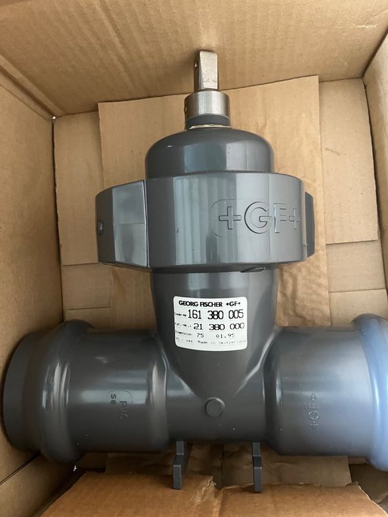 Georg Fischer +GF+ Steckmuffenschieber DN50 (Neu und originalverpackt) in Zürich für CHF 50 ...