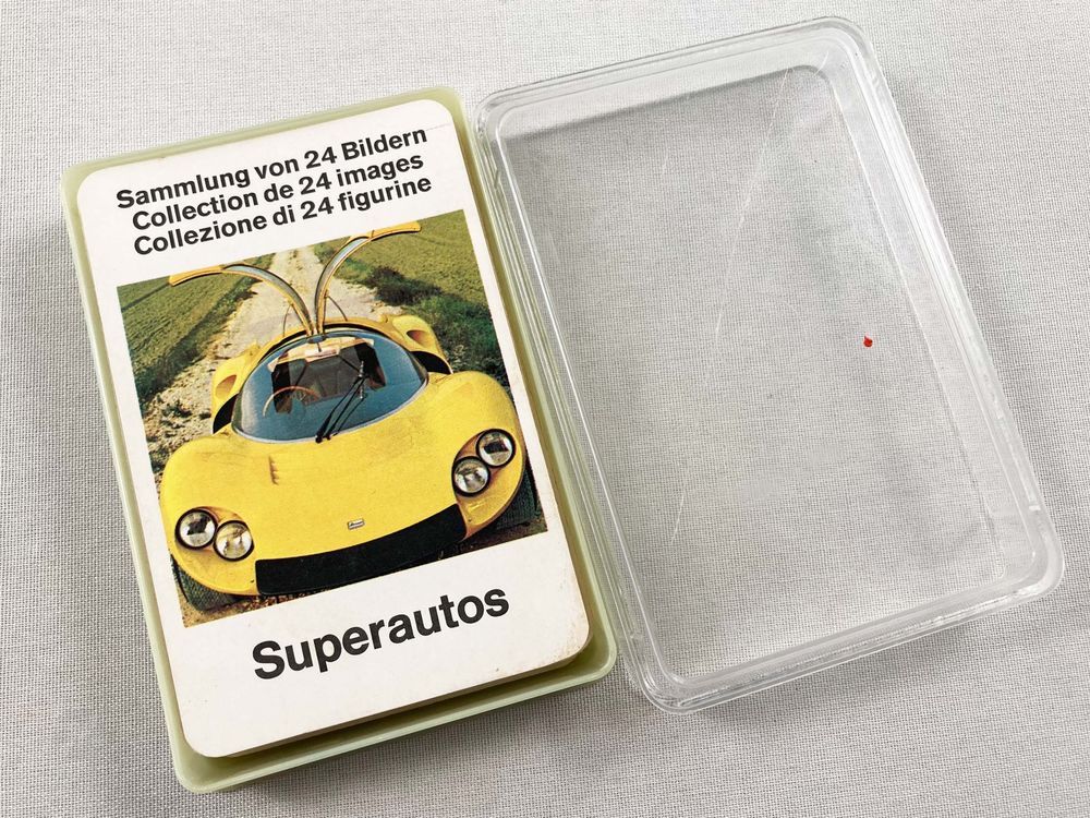 Superautos Quartett Suchard Express 24 Karten Vintage 70s | Kaufen auf ...