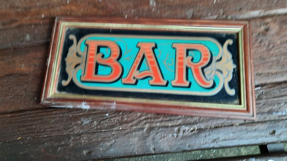 Bar Schild, Wanddeko, Sammlerstück, Rarität. (Gebraucht) in Seewen SO ...