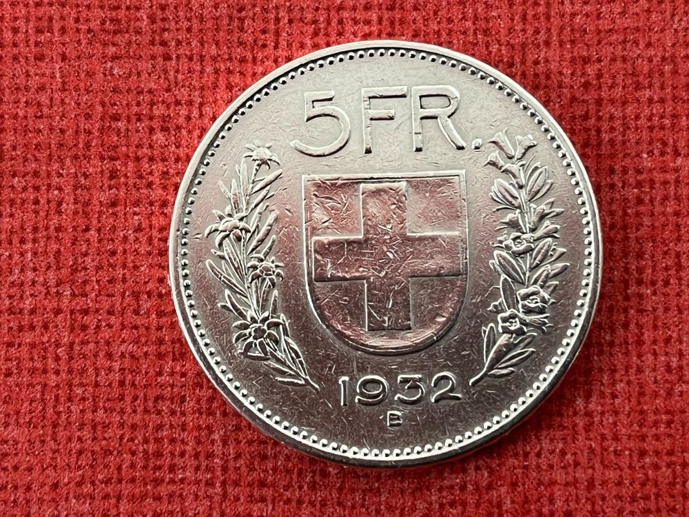 5 Franken 1932 Silber TOP | Kaufen auf Ricardo