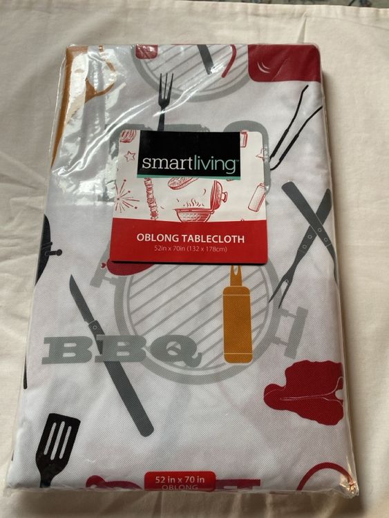 Smartliving BBQ Tablecloth, 52 x 70 inch, New, Grill Design (Neu und ...