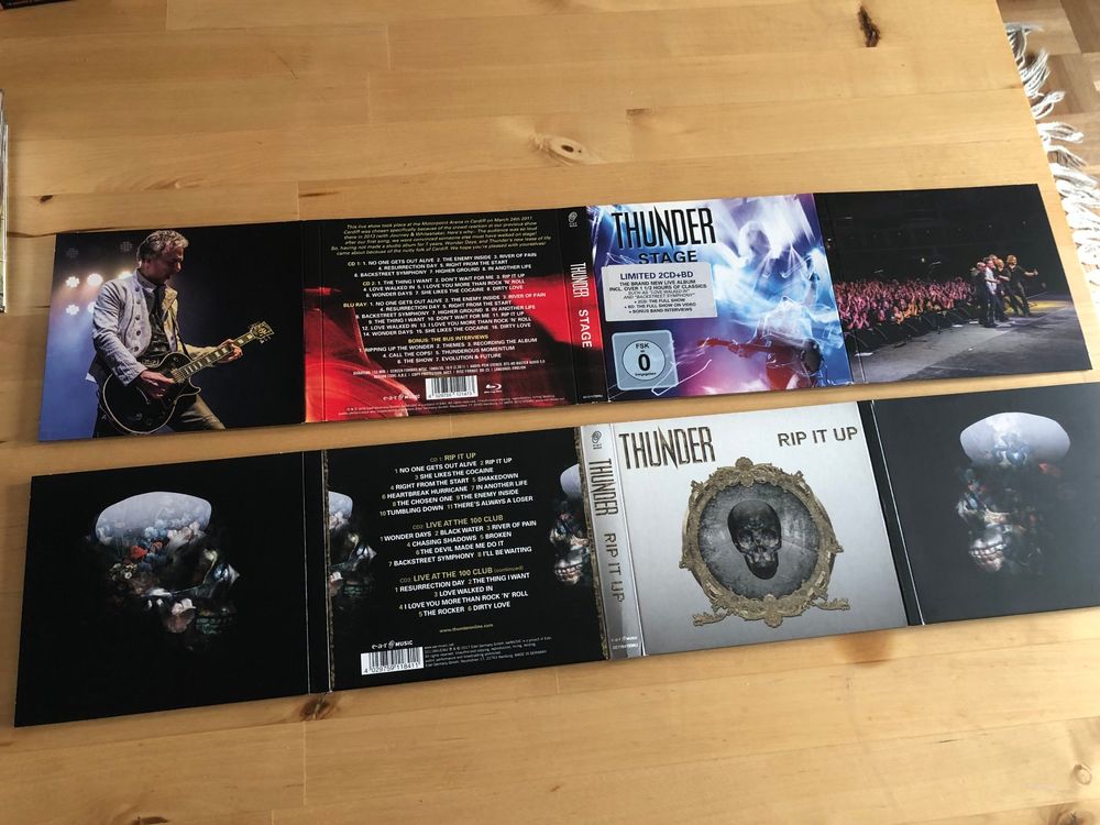 Thunder Stage 2 CD Blu Ray + Rip ut up neuwertige CD's Blu R | Kaufen ...