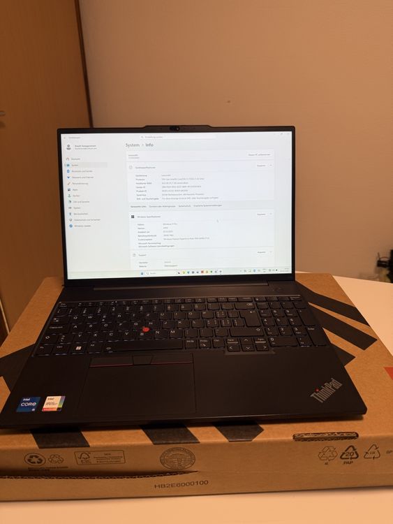 Lenovo ThinkPad – 13th Gen i5 – 16GB RAM – Windows 11 Pro (Gebraucht ...