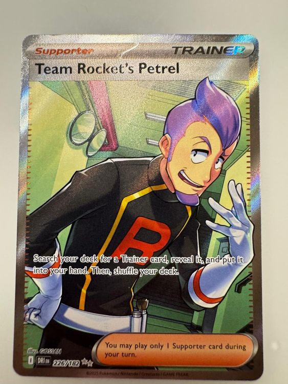 Team Rocket's Petrel | Ultra Rare | DRI 226/182 | EN (Gebraucht) in ...
