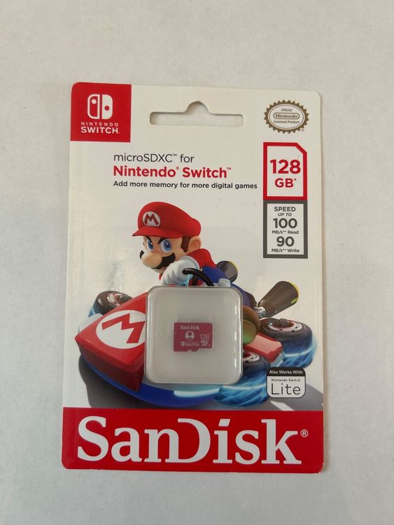 MicroSDXC für Nintendo Switch 128 GB (Neu und originalverpackt) in ...