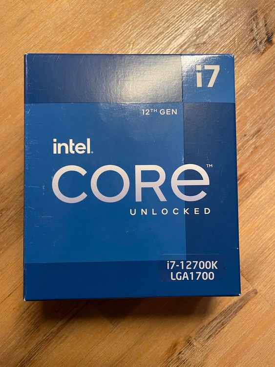 Intel Core i7 12700K (Neu (gemäss Beschreibung)) in Wallenried für CHF ...