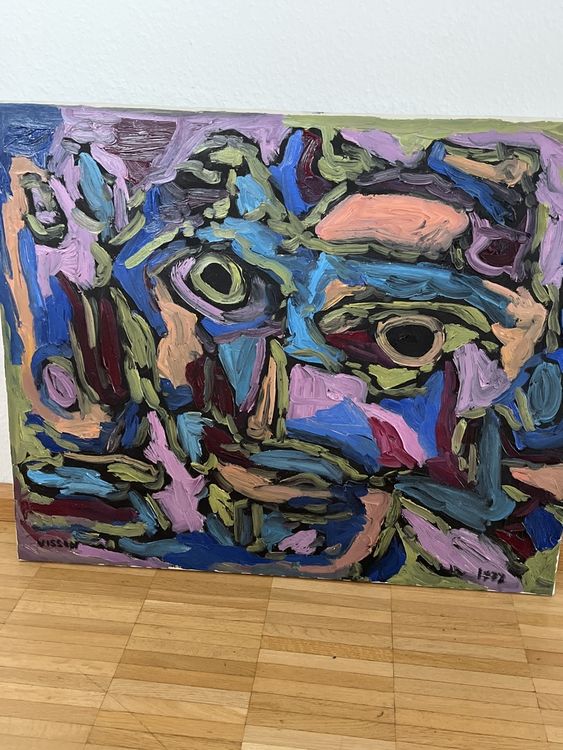Philippe Visson Original Ölgemälde, signiert, 1972. 45x53 cm (Gebraucht ...