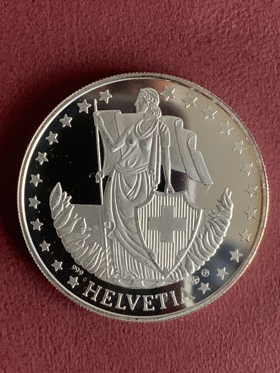 SCHAFFHAUSEN - Silber 999 - 1 UNZE - Polierte Platte | Kaufen auf Ricardo