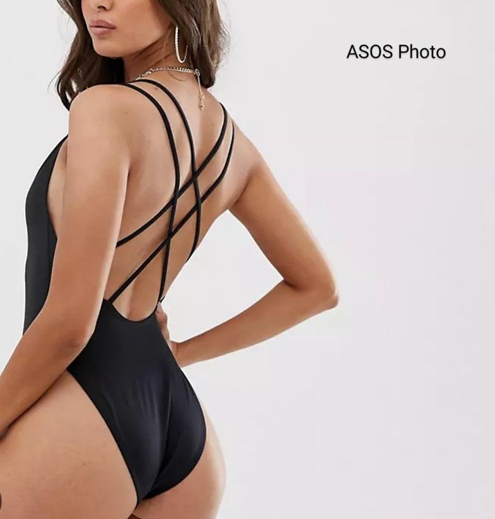 Sexy Badeanzug Schwarz von ASOS M / 38 | Kaufen auf Ricardo