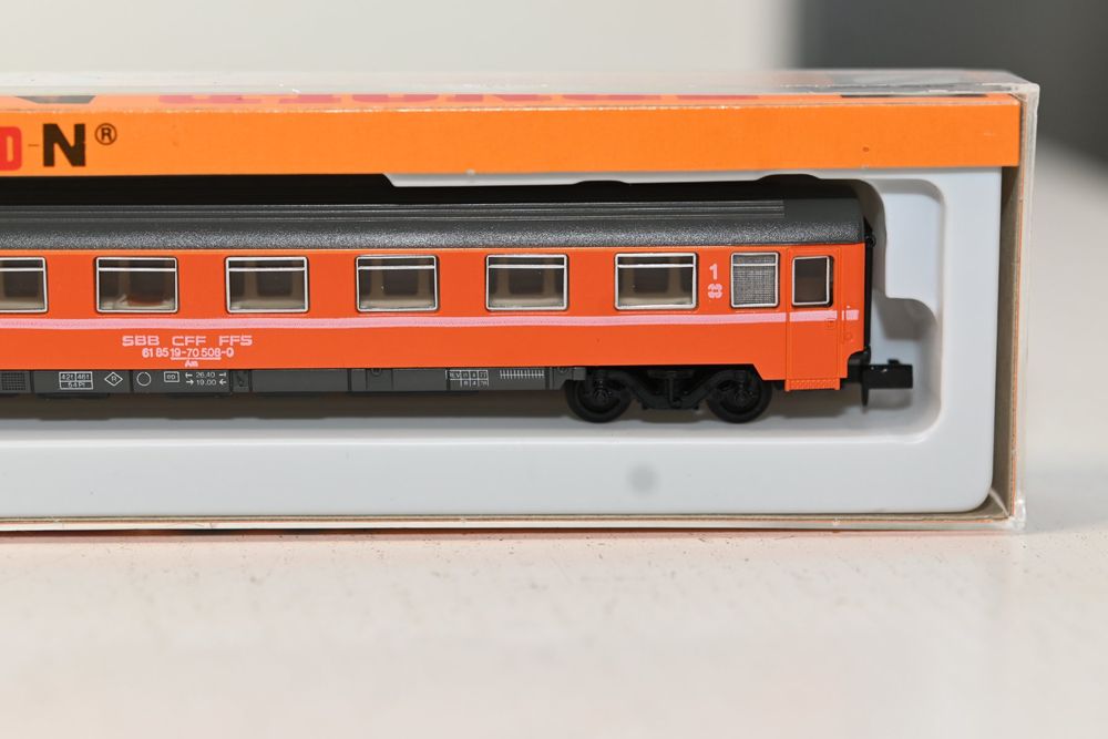 SBB 1 Kl Personenwagen Orange Arnold Spur N | Kaufen auf Ricardo