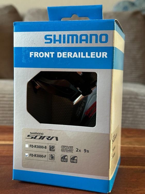Shimano Sora Front Umwerfer 2x9 FD-R 3000F - NEU und OVP (Neu und originalverpackt) in ...