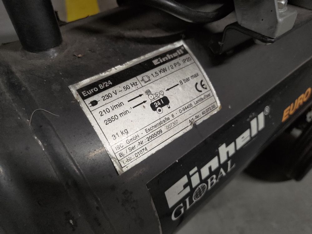 Kompressor Einhell 24 Liter 8 Bar | Kaufen auf Ricardo