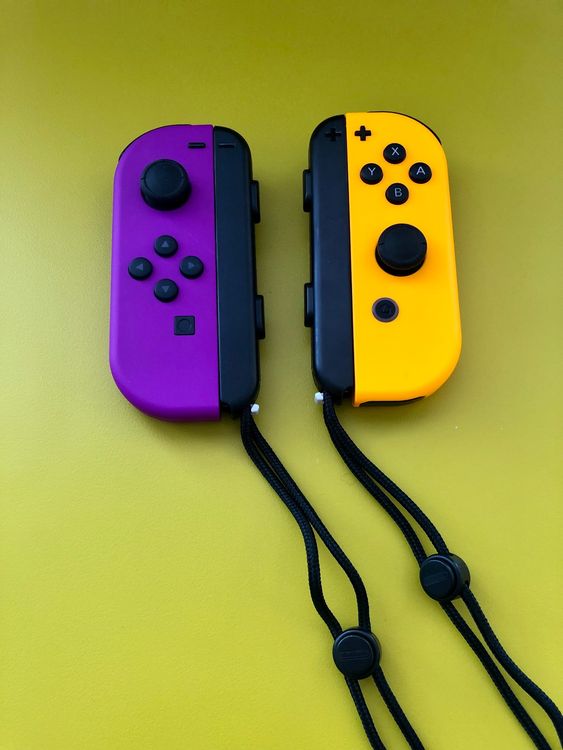 Joy-con Neon-Lila/Neon-Orange - Nintendo Switch | Kaufen auf Ricardo