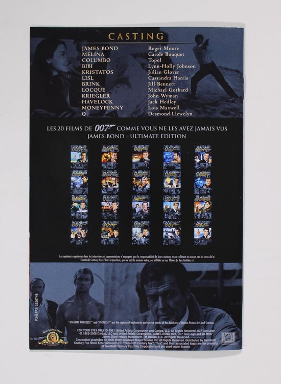 DVD JAMES BOND 007 RIEN QUE POUR VOS YEUX 2Disc édition (Gebraucht) in Brüttisellen für CHF 1 ...