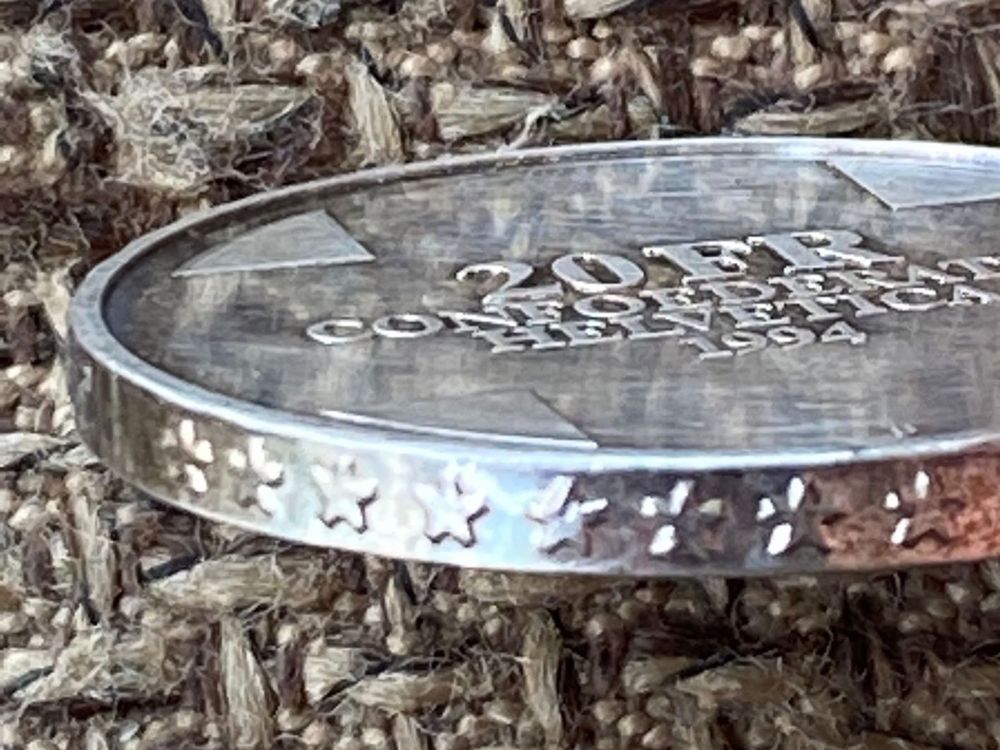 Schweizer Gedenkmünze 20 Franken 1994 B Teufelsbrücke Silber | Kaufen auf Ricardo