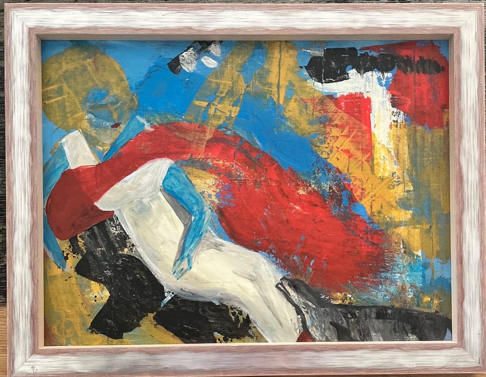 Abstrakte Gemälde von eine Dame | Kaufen auf Ricardo