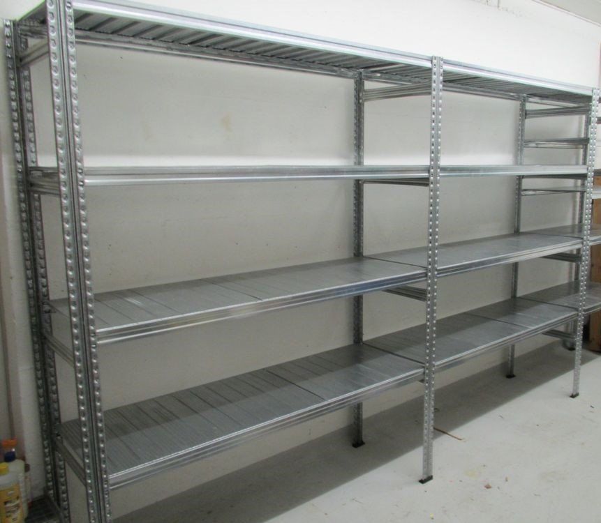 Industrie Steckregal 3 x 1500 x 600 x 1972 mm = 4.5 m (Neu (gemäss ...