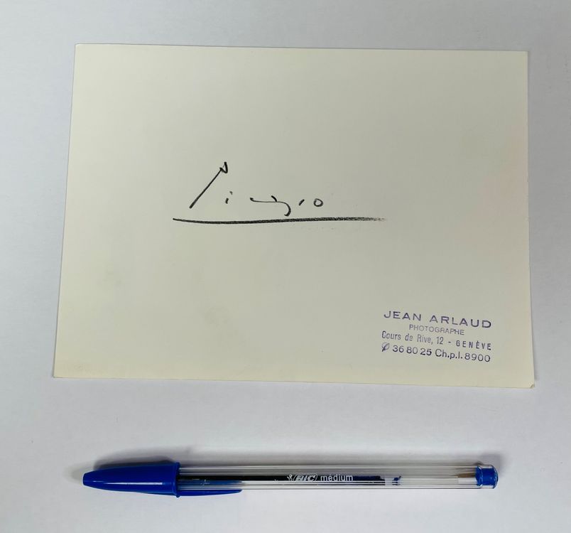 Signature Picasso 1963 Genève | Kaufen auf Ricardo