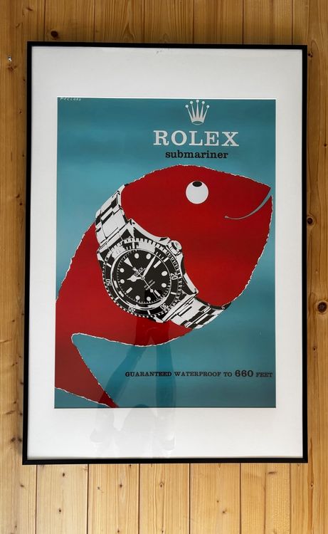 Rolex - Vintage Reklame-Poster Plakat (Gebraucht) in Herrliberg für CHF ...