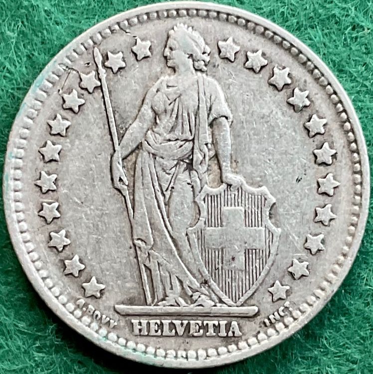 Pièce de 1 Franc Suisse 1936 | Kaufen auf Ricardo