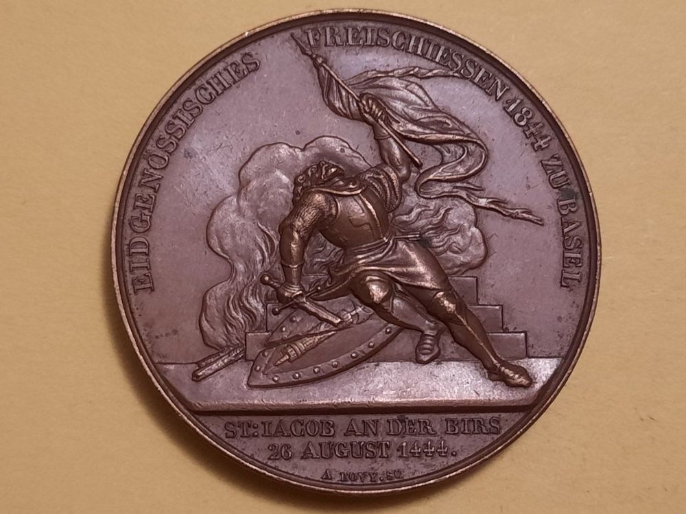 Medaille Eidg. Freischiessen 1844 zu Basel A. Bovy | Kaufen auf Ricardo