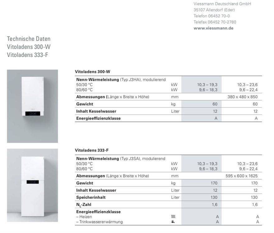 VIESSMANN VITOLADENS 300-W, Ölheizung (D'occasion) à Wangen ZH pour CHF ...