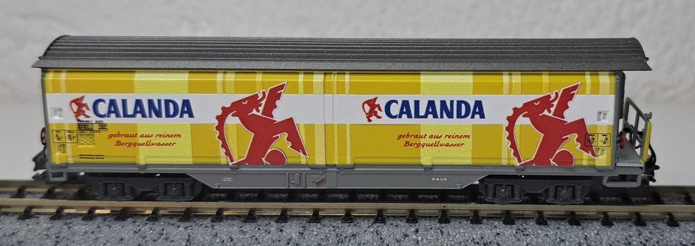 RhB Schiebewandwagen MDS Calanda Bräu 5170 Spur N Rarität (Neu und ...