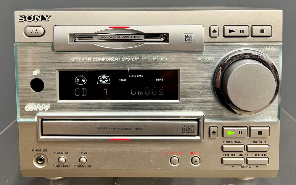 Vintage Sony Mini Disc Tuner CD Hi-Fi System (Gebraucht) in Reigoldswil ...