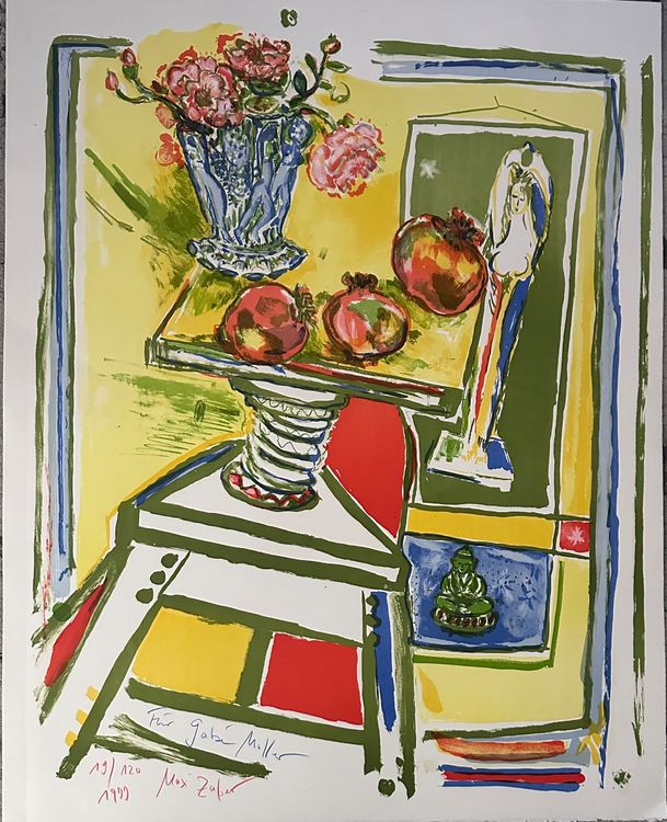 Max Zuber (1951) Grosse Litho Handsignier (Gebraucht) in Root für CHF ...