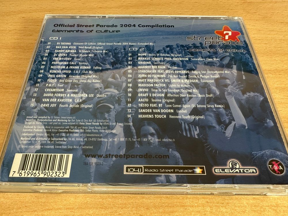 DJ Tatana – Street Parade 2004 - The Official Compila - 2 CD (Gebraucht) in Rikon im Tösstal für ...