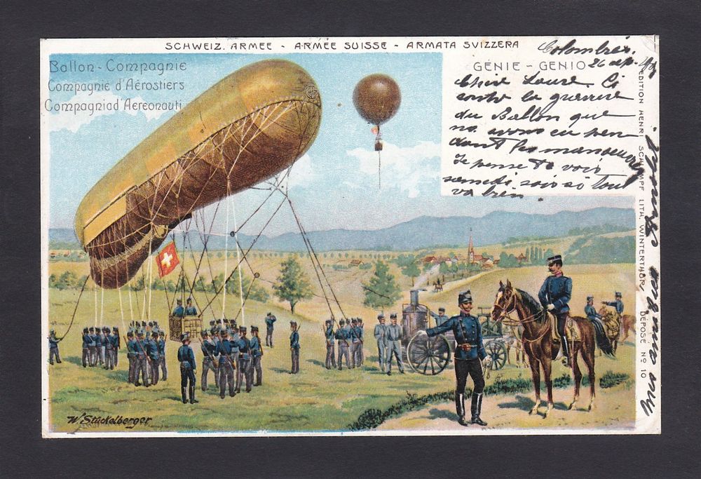 BALLON - Compagnie Schweizer Armee, 1901 (Gebraucht) in Wikon für CHF 8 – mit Lieferung auf ...