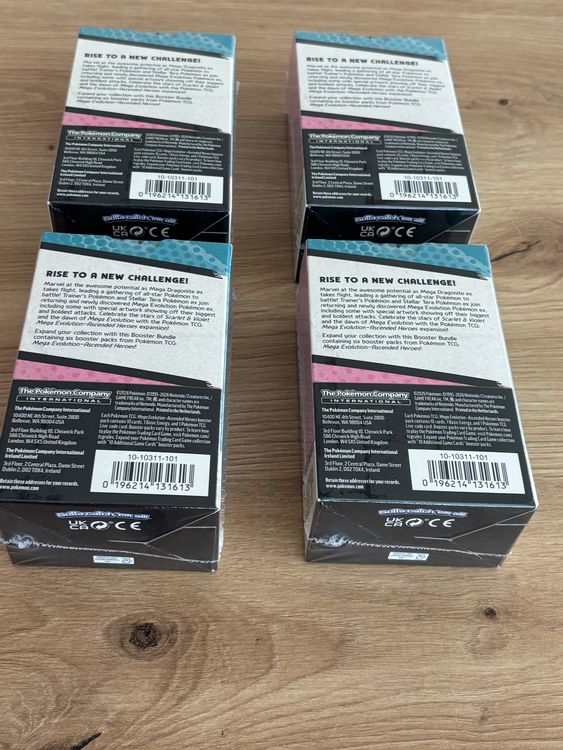 4x Ascended Heroes Booster Bundle 🇺🇸 Sealed (Neu und originalverpackt ...