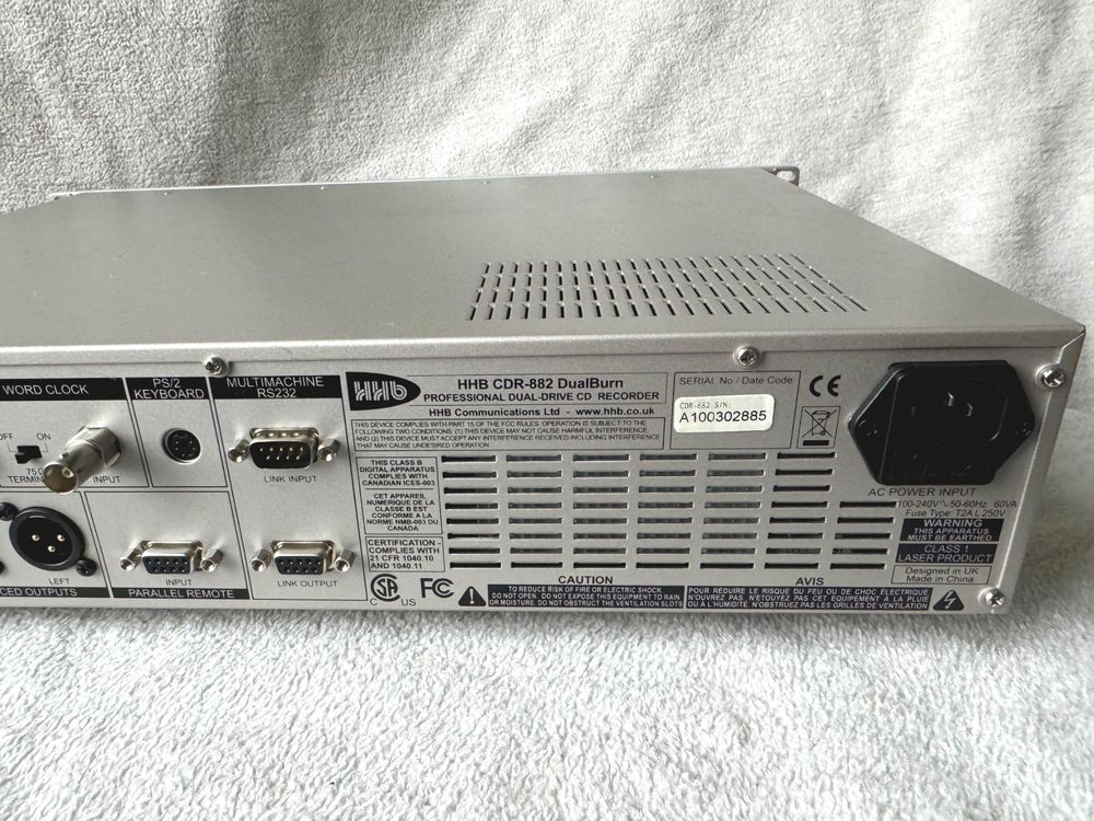 HHB pro CDR-882 Dual Drive CD Player Recorder highend (Gebraucht) in ...