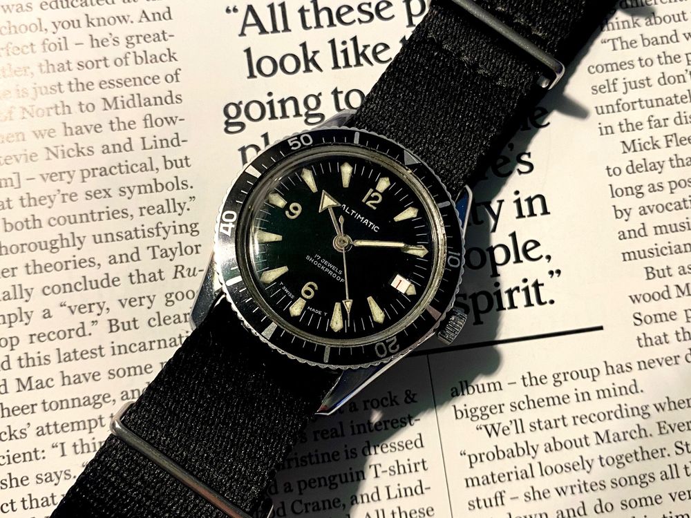 Vintage 1970er Altimatic Skin Diver | ab CHF 1.00 | Kaufen auf Ricardo