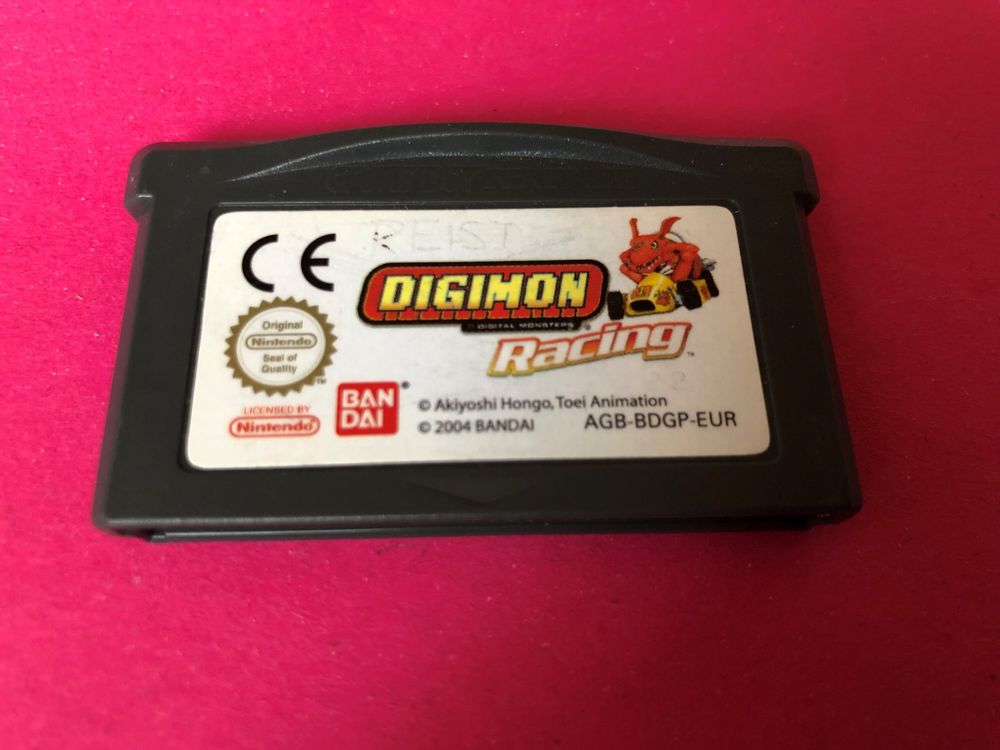 DIGIMON RACING SPIEL FRÜR NINTENDO GAME BOY ADVANCE (Gebraucht) in ...