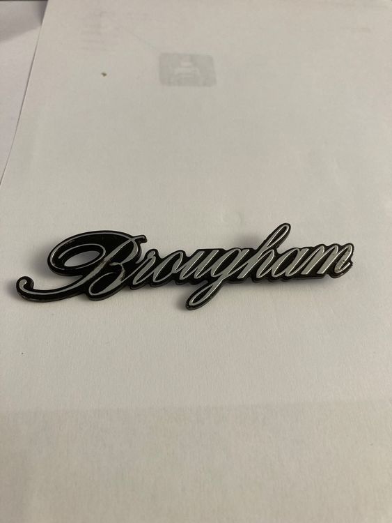1x Cadillac Brougham Emblem jg1986-1992 Mettalguss 10cm (Gebraucht) in ...