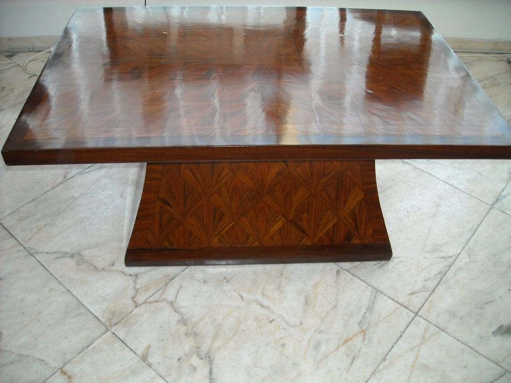 Art Deco Salontisch mit Palmen artigen Intarsien (Gebraucht) in Schöfflisdorf für CHF 850 – nur ...