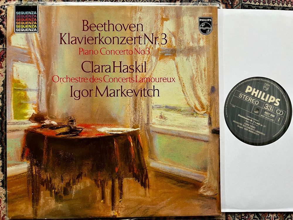 Beethoven Clara Haskil Klavierkonzert Nr. 3 LP GEWASCHEN TOP (Gebraucht) in Unterseen für CHF 9. ...