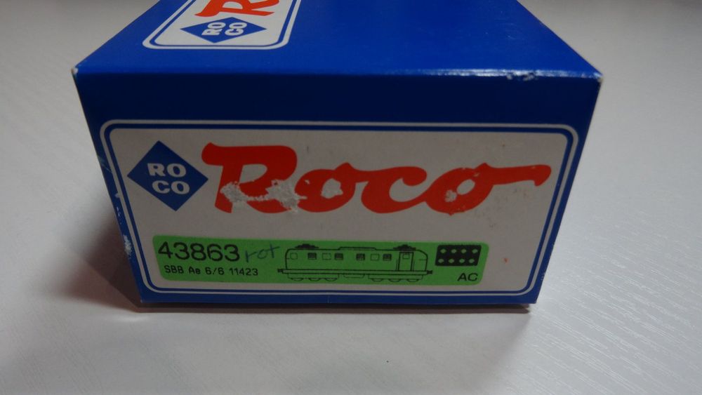 Roco 43863, Ae 6/6 rot, Wallis, WS~ Digi (Neu (gemäss Beschreibung)) in ...